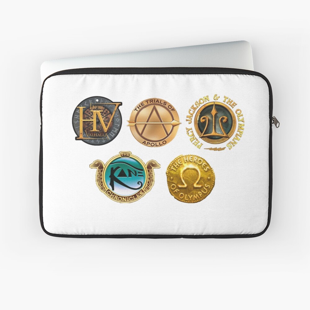 "Rick Riordan Logo's" Laptop Sleeve for Sale by berrymuffin | Redbubble