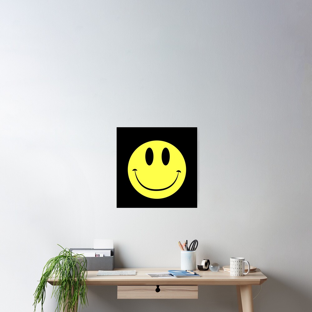 "Classic Acid House Face Rave Culture" Poster by BennyBearProof | Redbubble