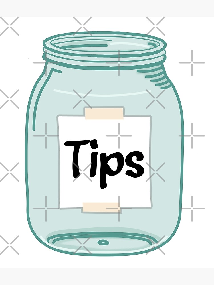 Tip Jar Clipart Tip Jar Decal Sticker