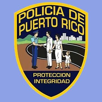 "Puerto Rican Police Policia De Puerto Rico" Sticker for Sale by ...