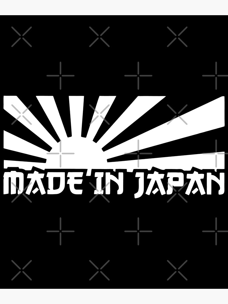 "JDM Made In Japan Rising Sun" Poster for Sale by ozumdesigns | Redbubble