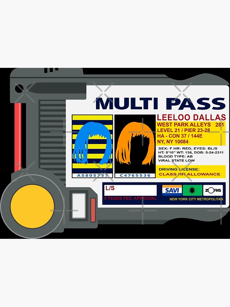 "Multipass" Poster for Sale by muskitt | Redbubble