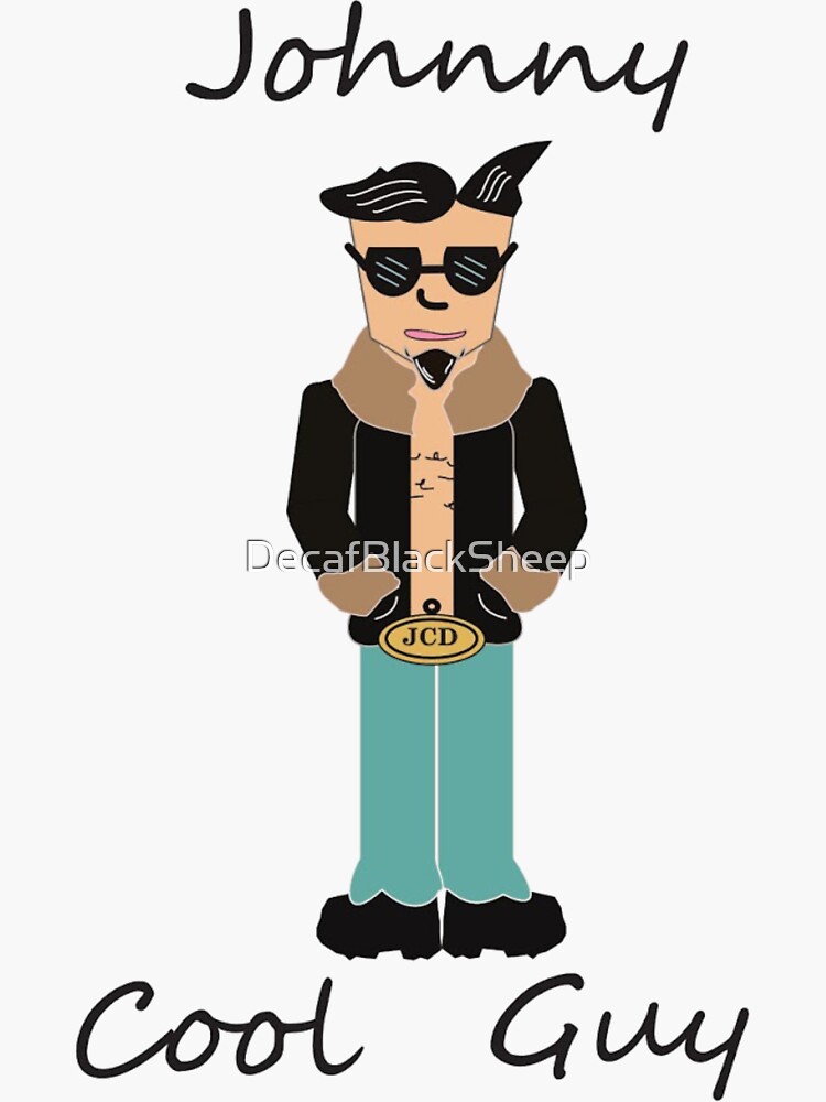 Johnny Cool Guy Cartoon