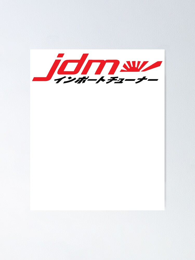 "JDM Japan Rising Sun" Poster for Sale by ozumdesigns | Redbubble