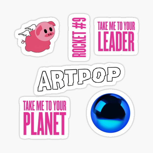 "ARTPOP essentials" Sticker for Sale by AlertStore | Redbubble