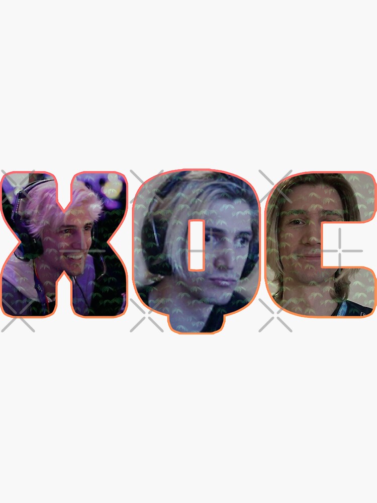 "XQC " Sticker for Sale by ArtInventor | Redbubble