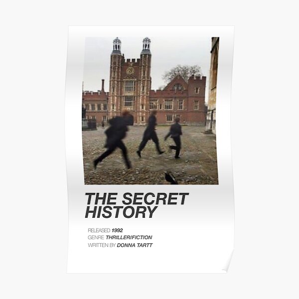 "THE SECRET HISTORY POSTER" Poster for Sale by lovergf | Redbubble