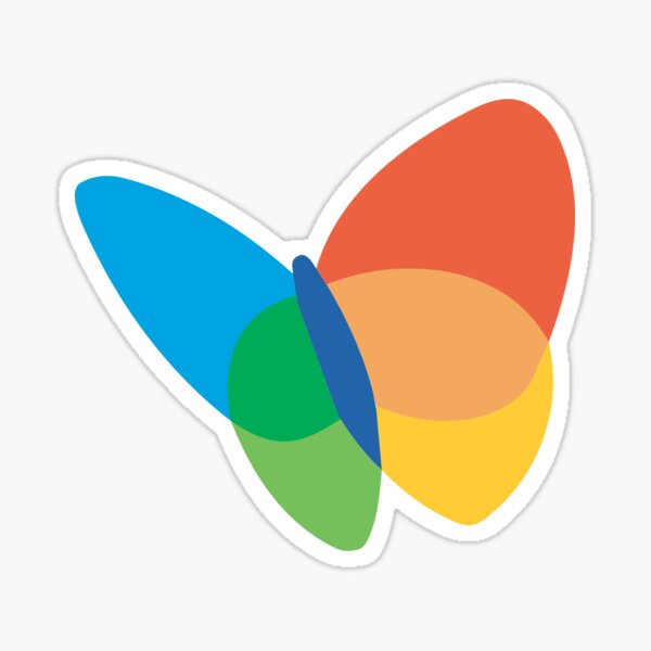 "MSN Logo" Sticker for Sale by rodebubbel | Redbubble