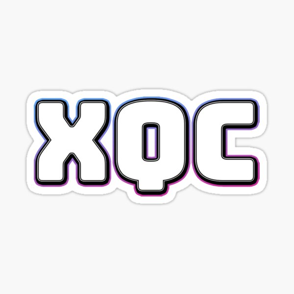"XQC " Sticker for Sale by ArtInventor | Redbubble