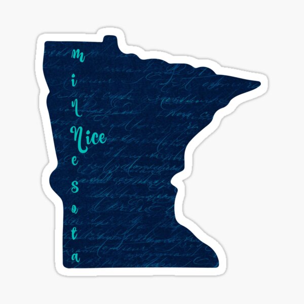 "Minnesota Nice" Sticker by mezzilicious | Redbubble