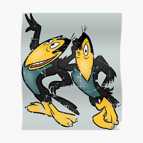 "Heckle & Jeckle" Poster for Sale by jungturx | Redbubble
