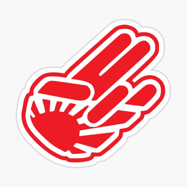 "JDM Hand Sign Japan Rising Sun" Sticker by ozumdesigns | Redbubble