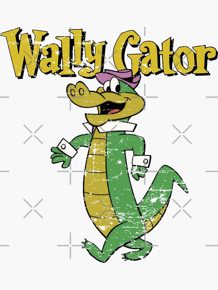 "Wally Gator" Sticker by jungturx | Redbubble