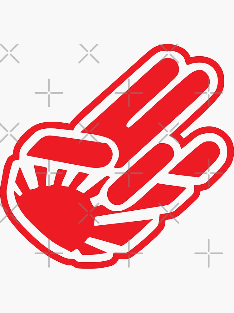 "JDM Hand Sign Japan Rising Sun" Sticker by ozumdesigns | Redbubble