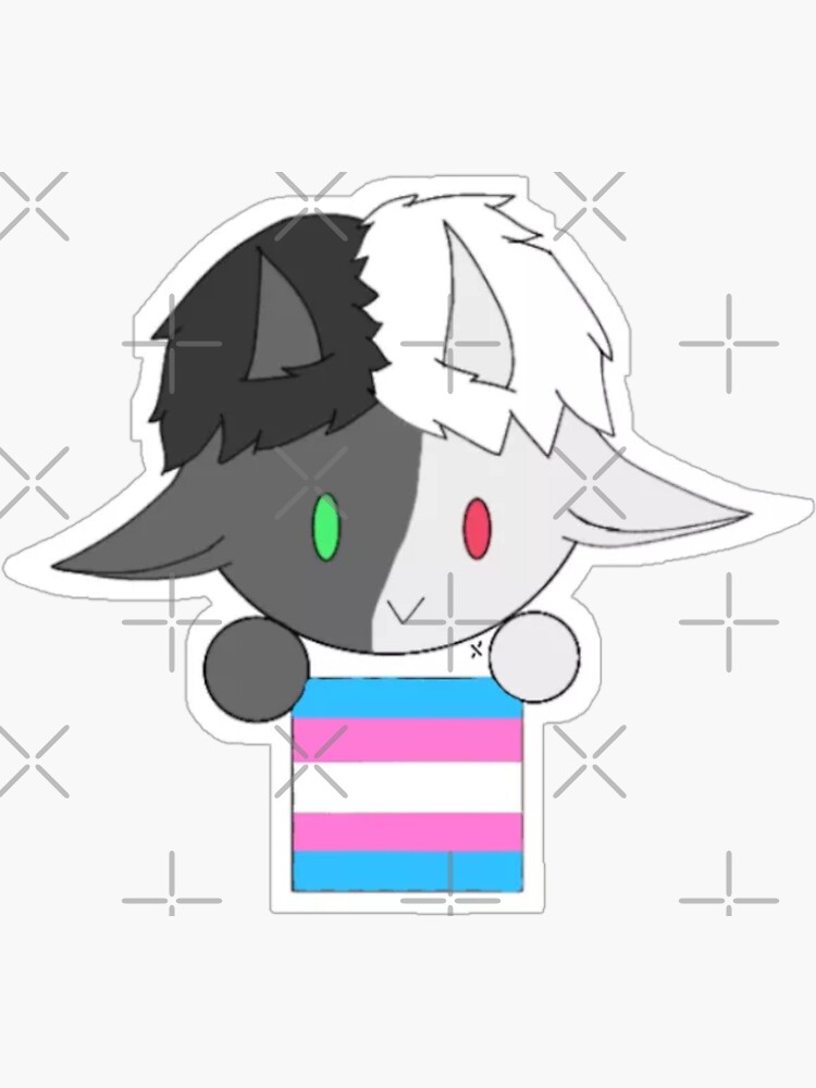 "Chibi Ranboo Says Trans Rights" Sticker for Sale by PunkPikaArt ...