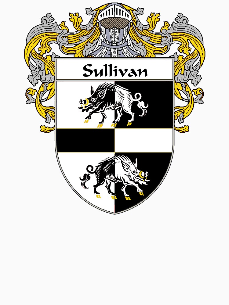 "Sullivan Coat of Arms / Sullivan Family Crest" T-shirt for Sale by ...