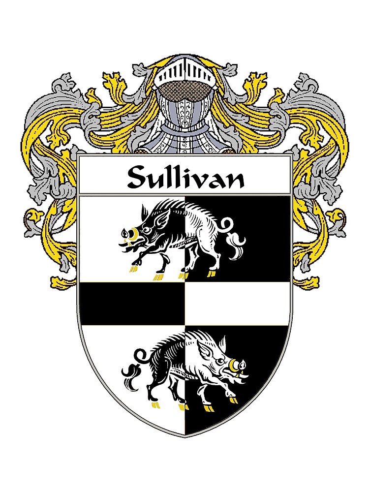 "Sullivan Coat of Arms / Sullivan Family Crest" Framed Art Print by ...