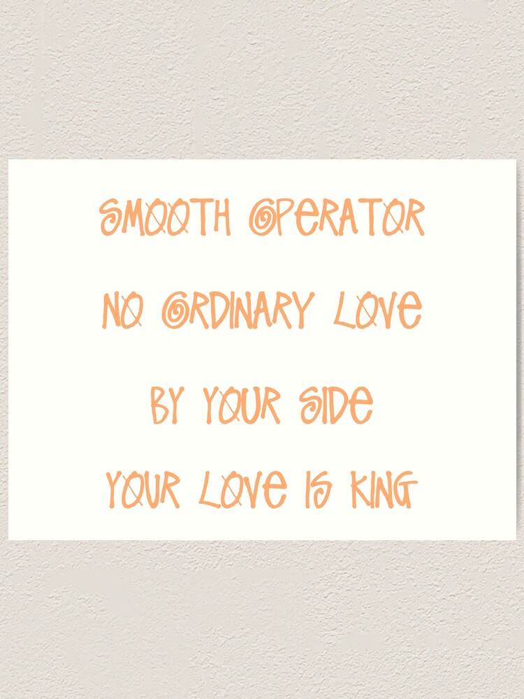 "Smooth Operator Sticker pack - Sade sticker" Art Print by ink-kitchen ...