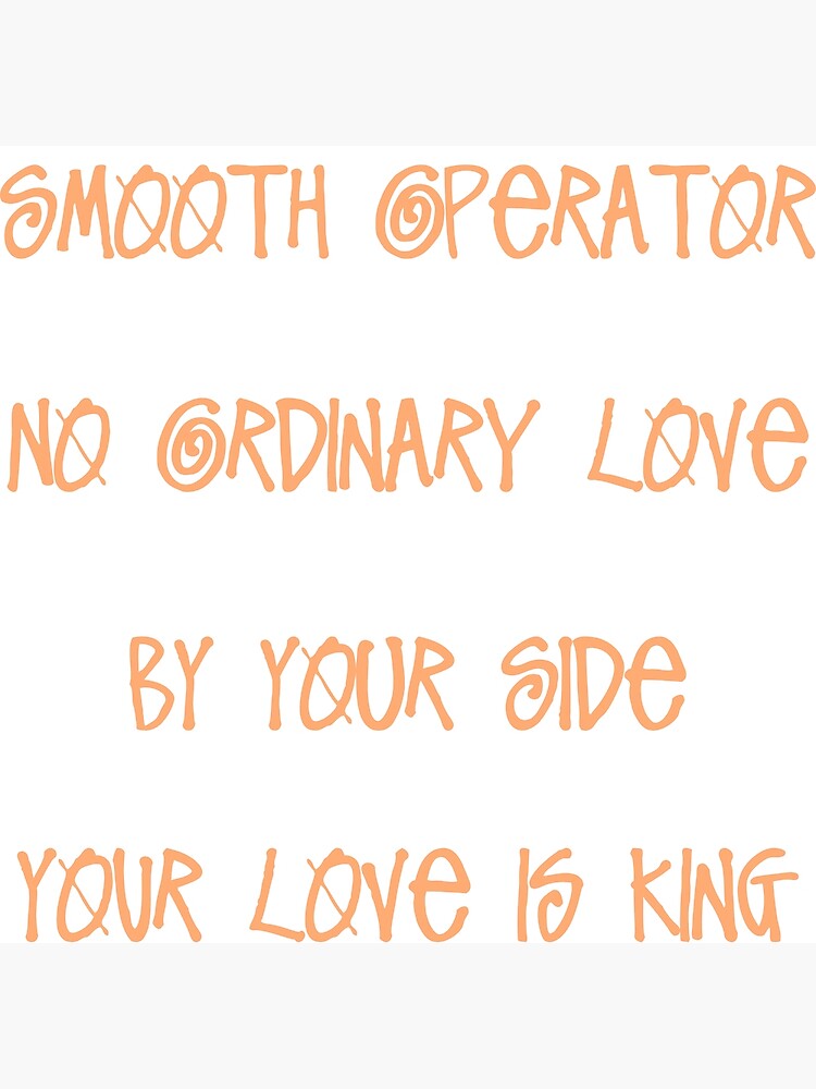 "Smooth Operator Sticker pack - Sade sticker" Art Print by ink-kitchen ...