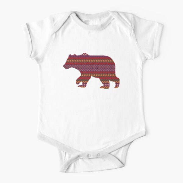 "Metis Sash Bear" Baby One-Piece for Sale by Jenannbrown | Redbubble