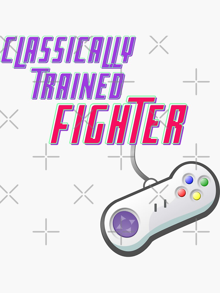 "Classically Trained Fighter" Sticker for Sale by INFIDEL | Redbubble
