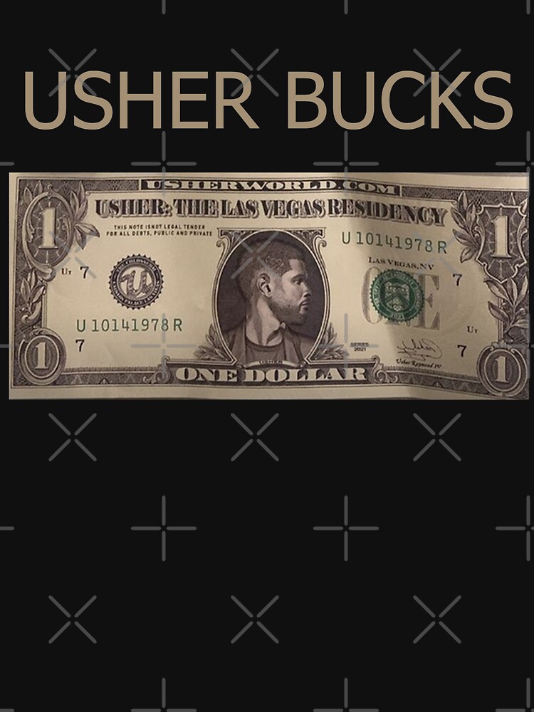 "Usher Bucks ush bucks T-Shirt" T-shirt by UnlimitedTees | Redbubble
