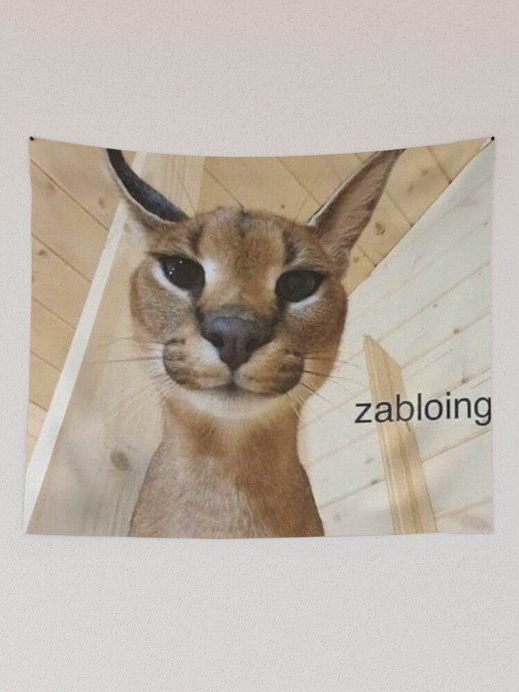 "Zabloing Floppa" Tapestry for Sale by only1bigboy | Redbubble