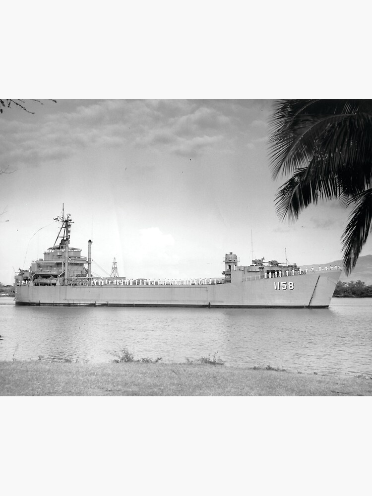 "USS TIOGA COUNTY (LST-1158) SHIP'S STORE" Sticker for Sale by ...