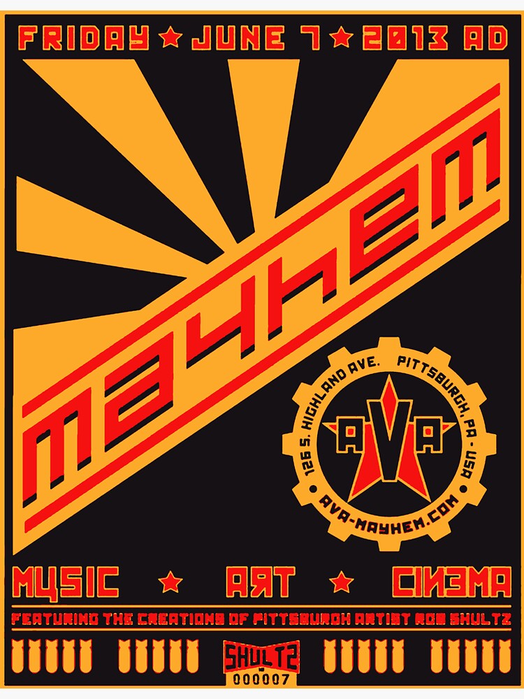 "Original Art Show Poster Designed By Pittsburgh Artist, Rob Shultz ...