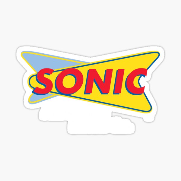 "FAST FOOD-SONIC AMERICA'S" Sticker by tegomuntari | Redbubble