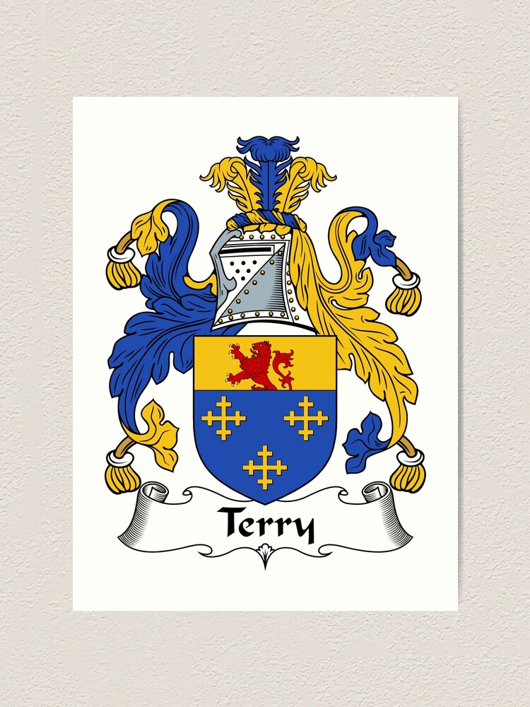 "Terry Coat of Arms / Terry Family Crest" Art Print by IrishArms ...