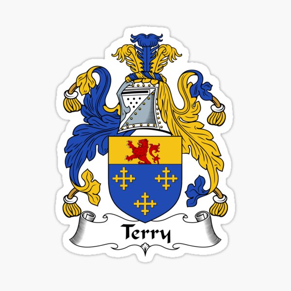 "Terry Coat of Arms / Terry Family Crest" Sticker for Sale by IrishArms ...