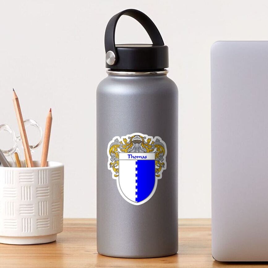 "Thomas Coat of Arms / Thomas Family Crest" Sticker for Sale by ...