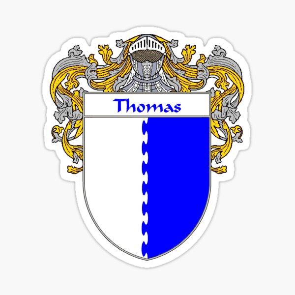 "Thomas Coat of Arms / Thomas Family Crest" Sticker for Sale by ...