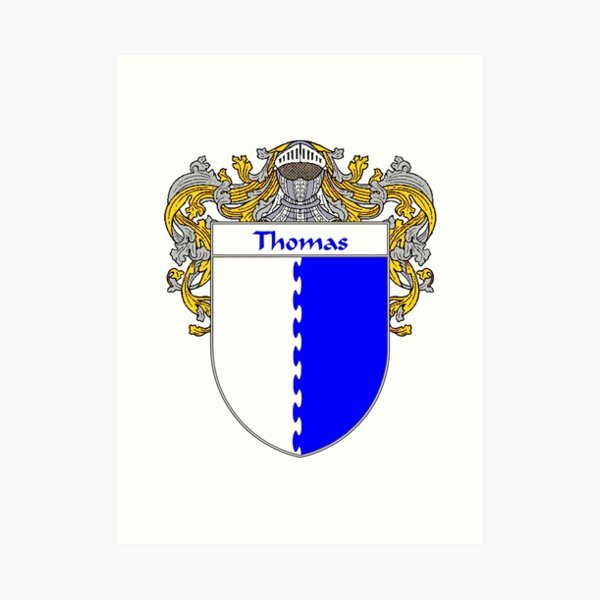 "Thomas Coat of Arms / Thomas Family Crest" Art Print by IrishArms ...