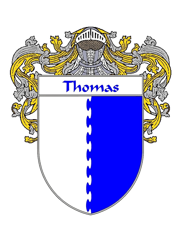 "Thomas Coat of Arms / Thomas Family Crest" Art Print by IrishArms ...