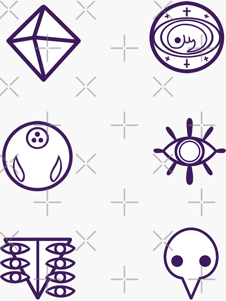 "evangelion nerv angels pattern asuka red" Sticker by Mkawaii | Redbubble