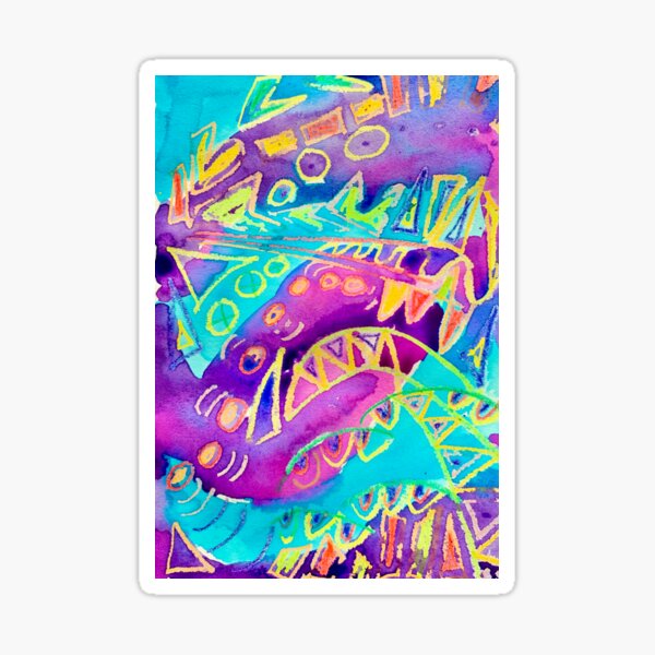 "Tsunami" Sticker for Sale by keutemey | Redbubble