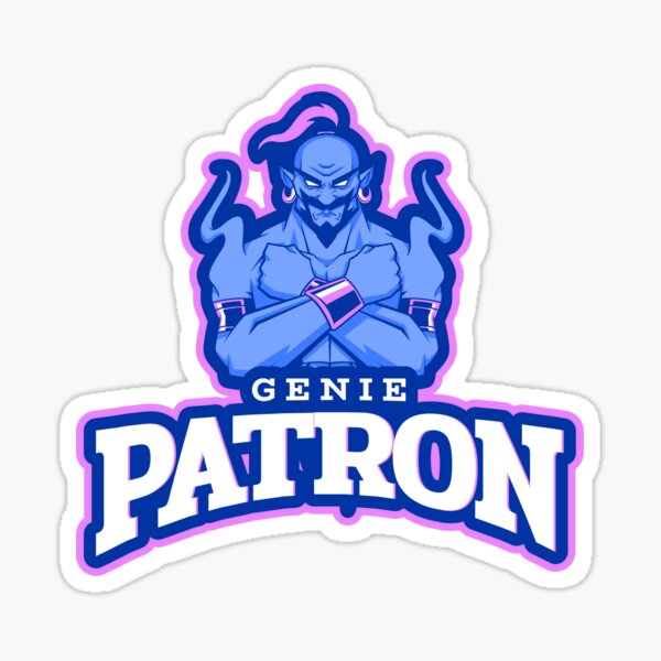 "Genie Patron" Sticker by WizardsCouncil | Redbubble