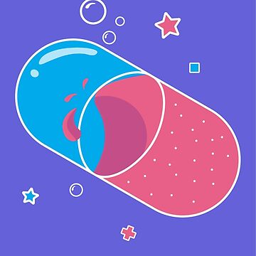 "Cute capsule" Art Board Print for Sale by Nightlight0 | Redbubble