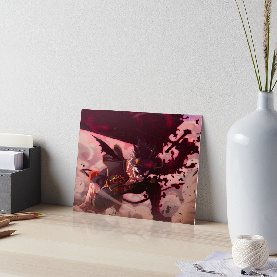 "Asta Demon Form Fanart / Black Clover" Art Board Print by DrWolfstark ...