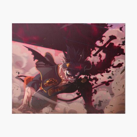 "Asta Demon Form Fanart / Black Clover" Art Board Print by DrWolfstark ...