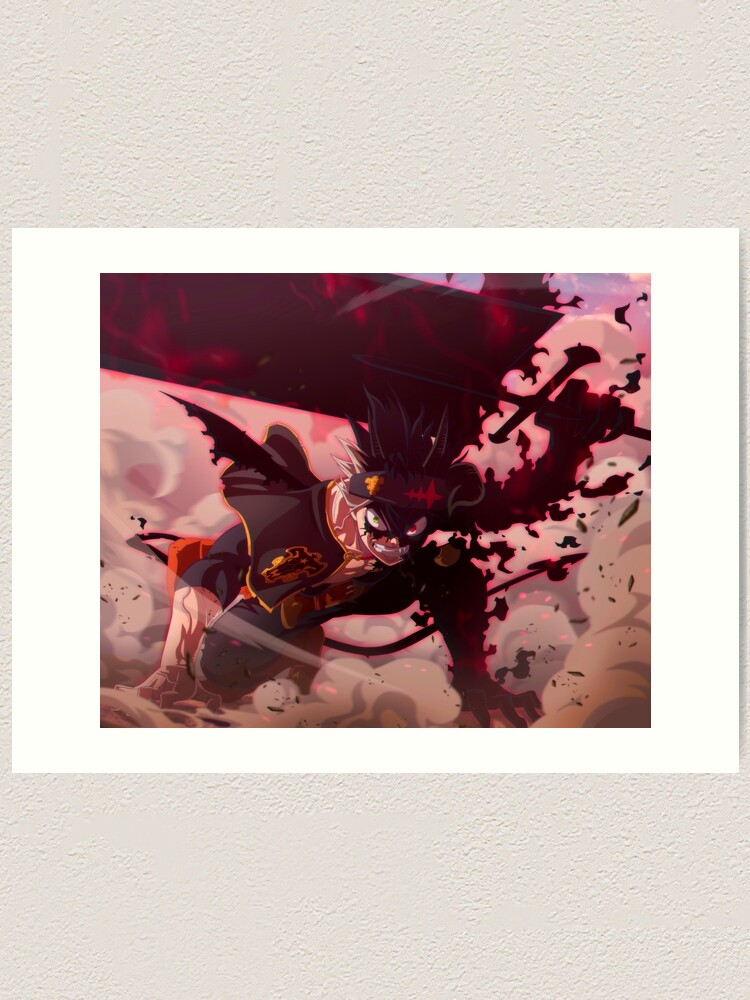 "Asta Demon Form Fanart / Black Clover" Art Print by DrWolfstark ...