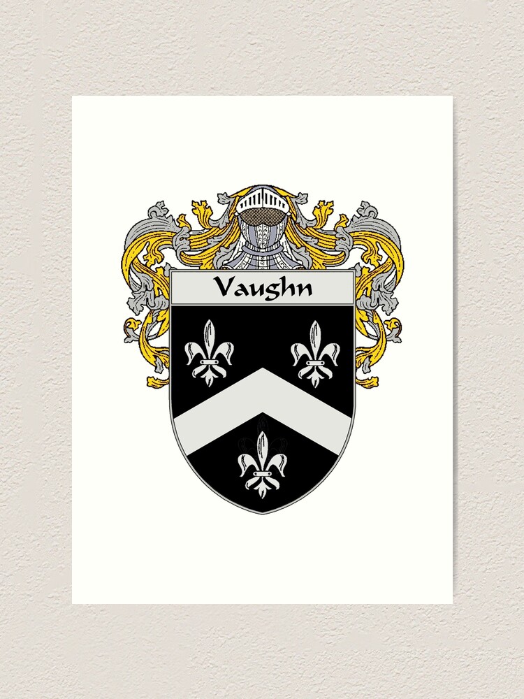 "Vaughn Coat of Arms / Vaughn Family Crest" Art Print by IrishArms ...