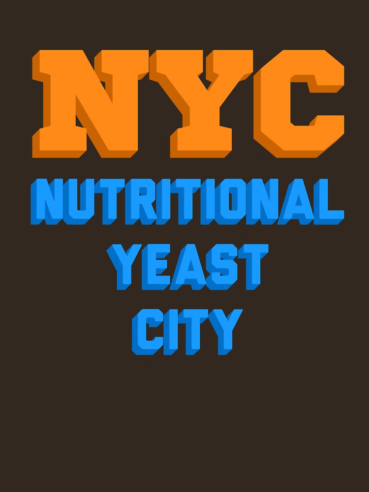 "Nutritional Yeast City" T-shirt for Sale by lethalfizzle | Redbubble ...