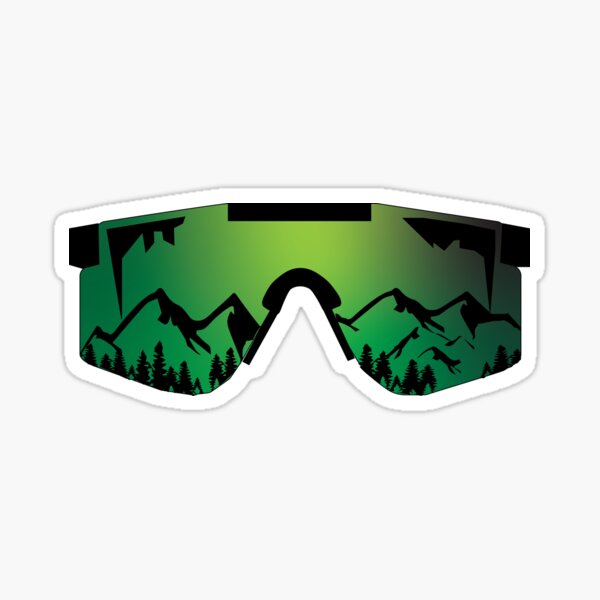 "The Green Pit Vipers" Sticker for Sale by missmryk8 | Redbubble