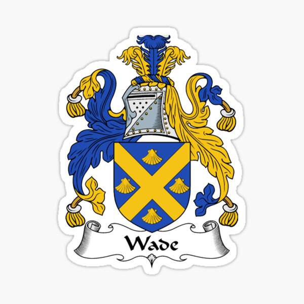 "Wade Coat of Arms / Wade Family Crest" Sticker by IrishArms | Redbubble