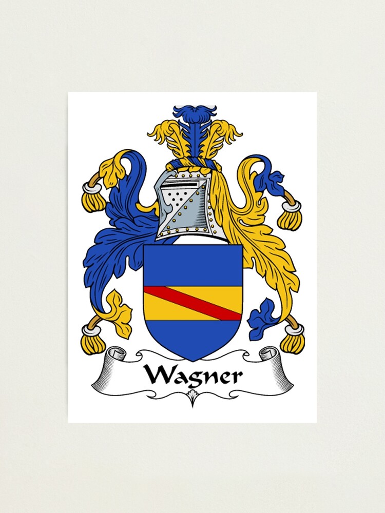"Wagner Coat of Arms / Wagner Family Crest" Photographic Print for Sale ...
