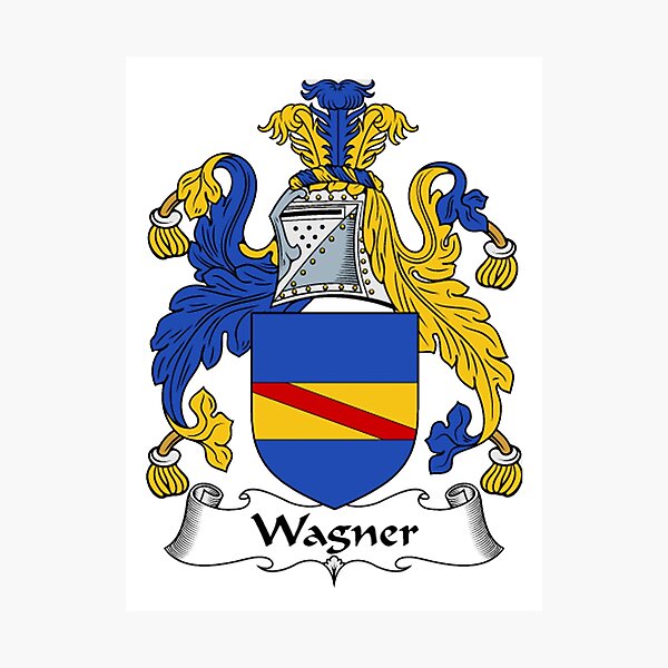"Wagner Coat of Arms / Wagner Family Crest" Photographic Print for Sale ...