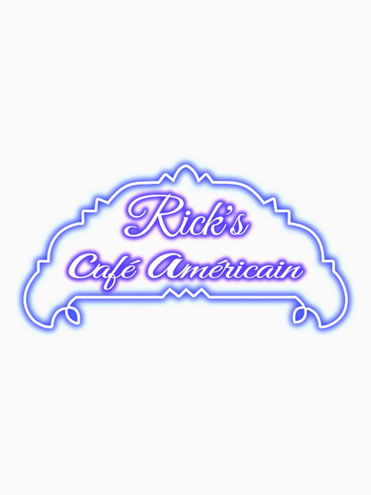 "Rick's Cafe Americain Neon Sign" T-shirt for Sale by BryceSadler ...